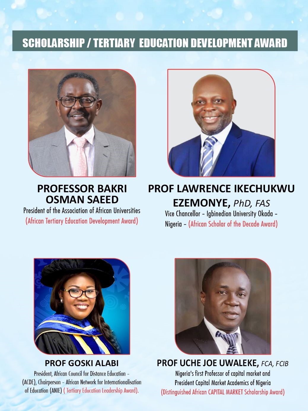 Scholarship / Tertiary Education Development Award – Centre for African ...